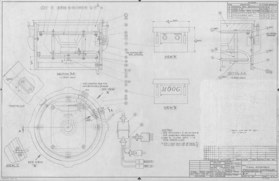 Bob Moog schematics: Release 1 for our eighth anniversary - The Bob ...